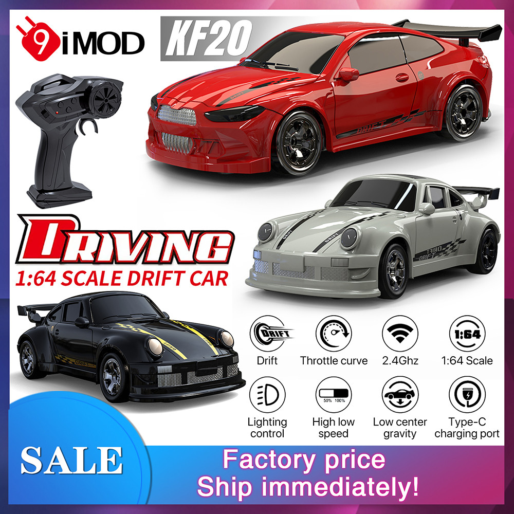9IMOD 1/64 Drift Car KF20 Mini Desktop Racing Car 4WD 2.4GHZ Simulation ...