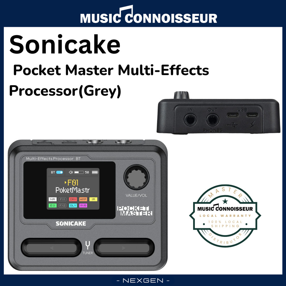 Sonicake Pocket Master Multi-Effects Processor (Grey) | Shopee Philippines