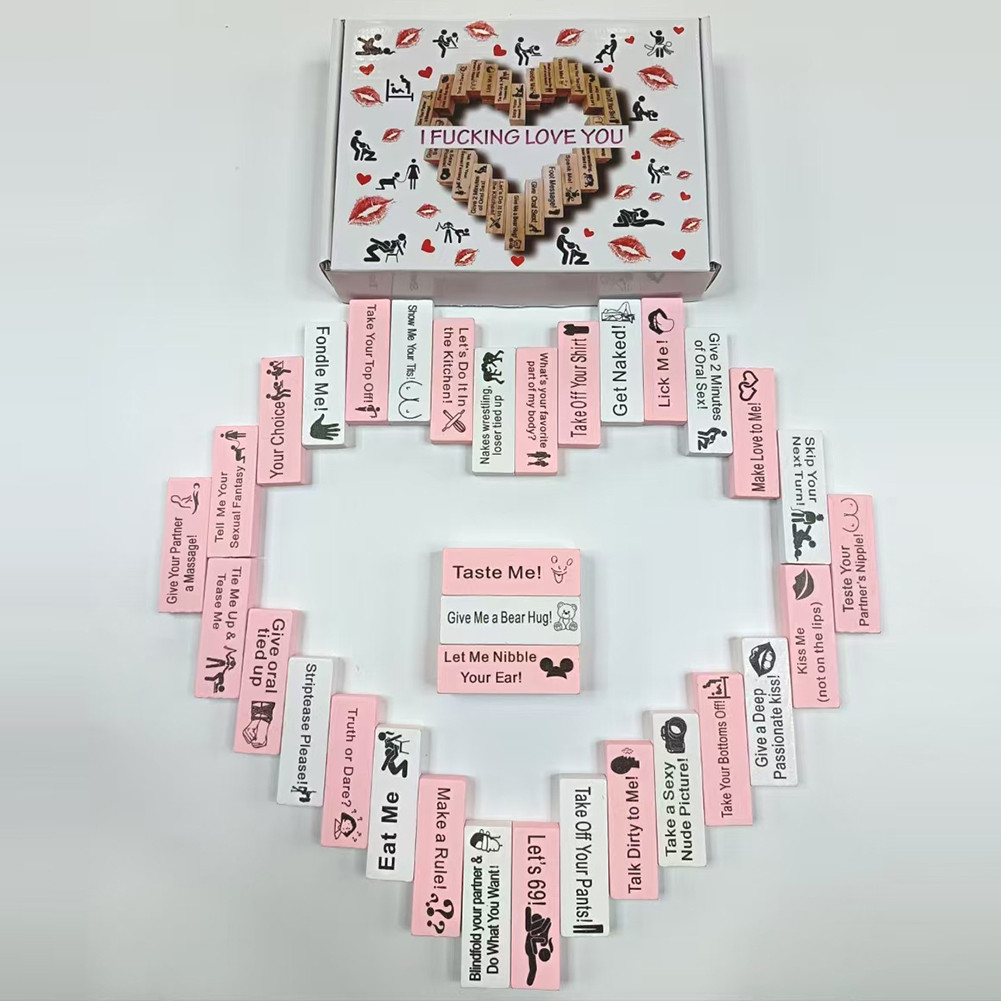 Adult Naughty Block Tower Game Valentine Tumbling Tower Stacking Blocks Game | Shopee Philippines