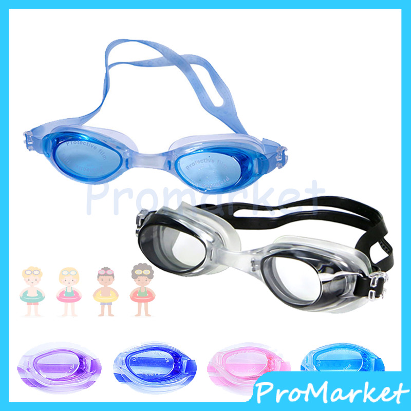 Simple Lightweight Swimming Goggles for Kids and Adults | Shopee ...