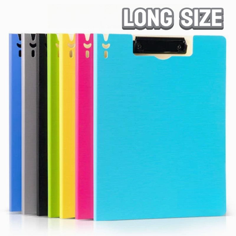 Candy Color Clipboard with Cover Long Size Folder Organizer for ...