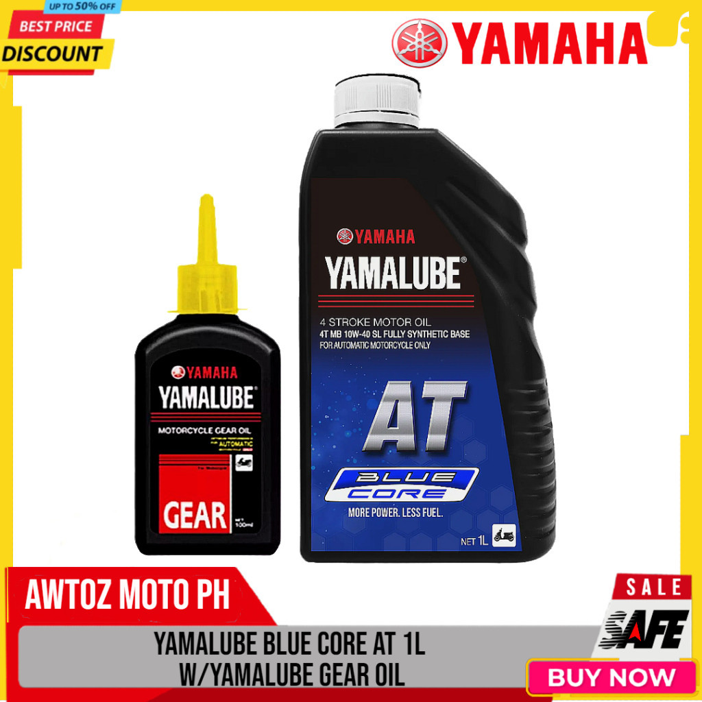 YAMALUBE Blue Core Oil AT 10W-40 1 Liter (Genuine Yamaha) | High ...
