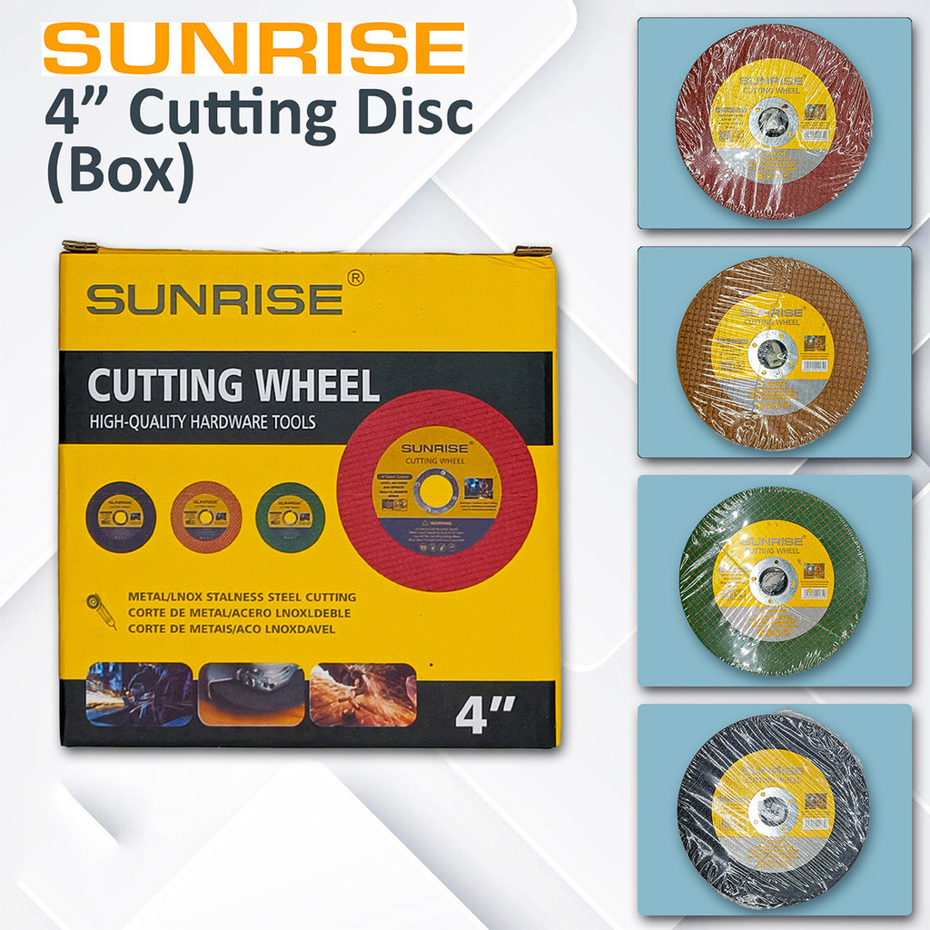 25Pcs Gold Sunrise Cutting Disc 4" Inch For Metal /Stainless Steel ...