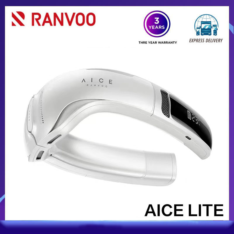 (In stock)RANVOO AICE LITE Hanging Neck Fan Air Conditioning Refrigerating Air Circulation Fan ...