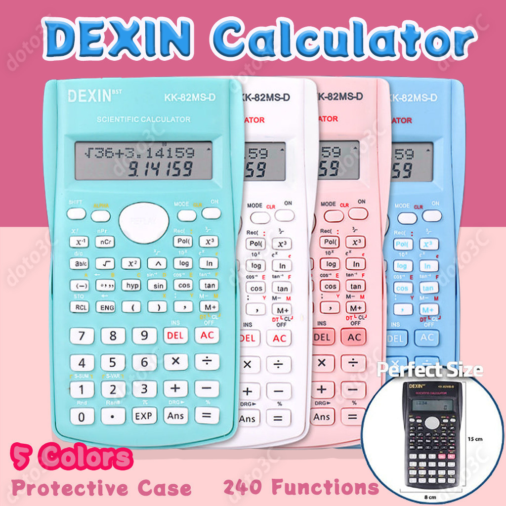 Student Scientific Calculator DEXIN 82MS Formula Exam&Test Specific ...