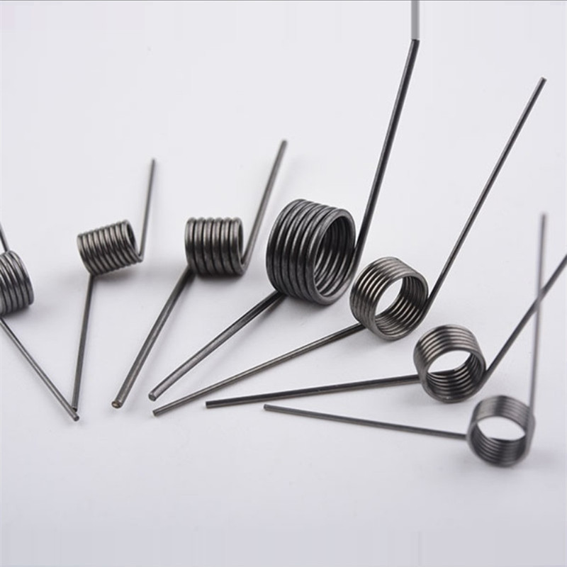 【JLY】 V-shaped spiral torsion spring 65Mn steel spiral torsion ring ...