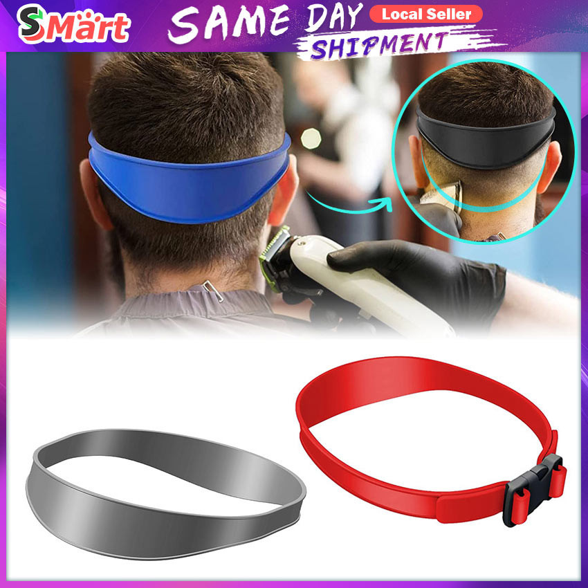 Men Hair Trimming Ruler Neckline Guide Haircuts Curved Headband Styler ...