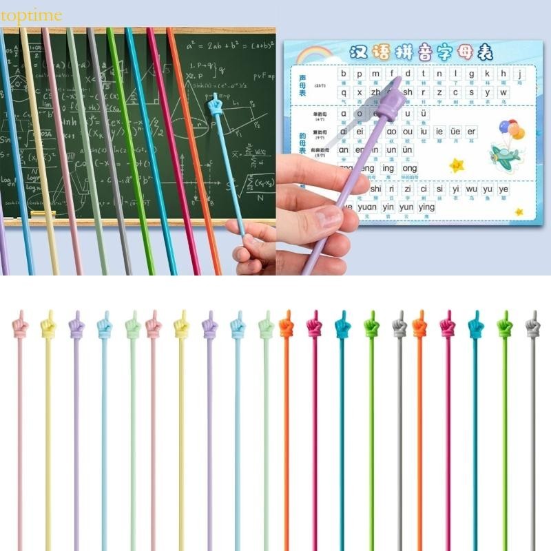 Top Plastic Teacher Pointers Finger Pointers Stick for Reading | Shopee ...