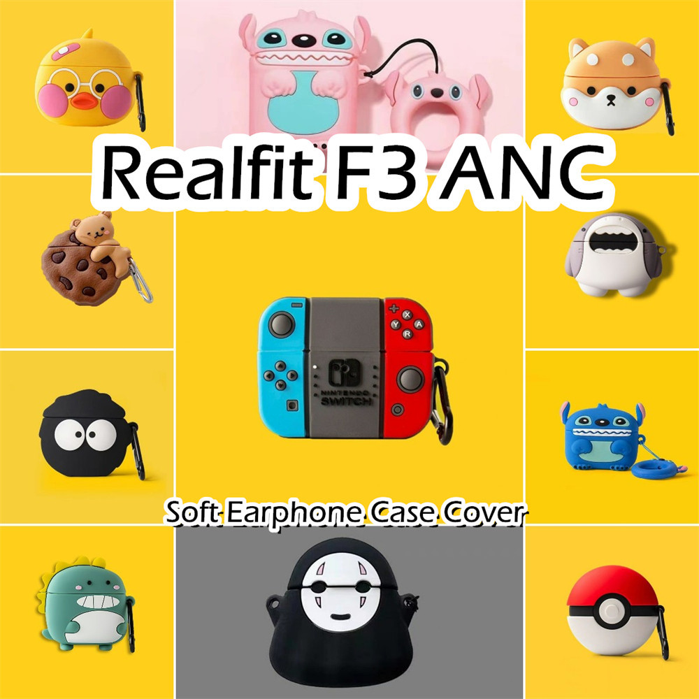 READY STOCK! For Realfit F3 ANC Case Innovation Cartoon Soft Silicone ...