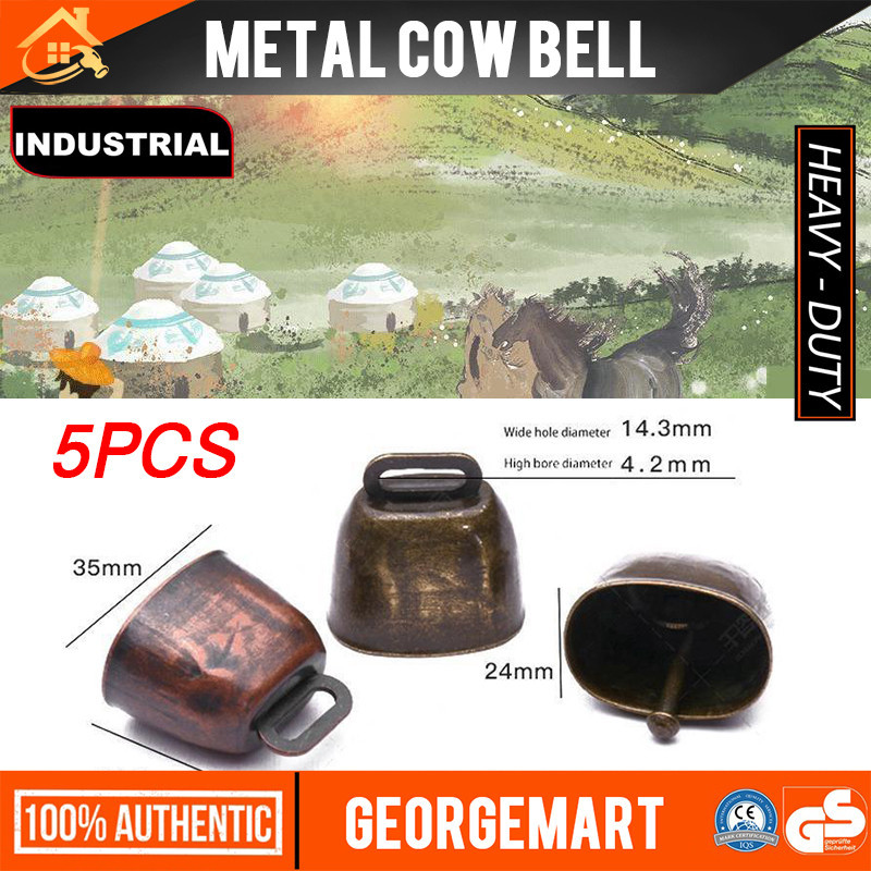 Animal Small Brass Bell Cattle Goat Cow Horse Farm Loud Anti Lost Bells ...
