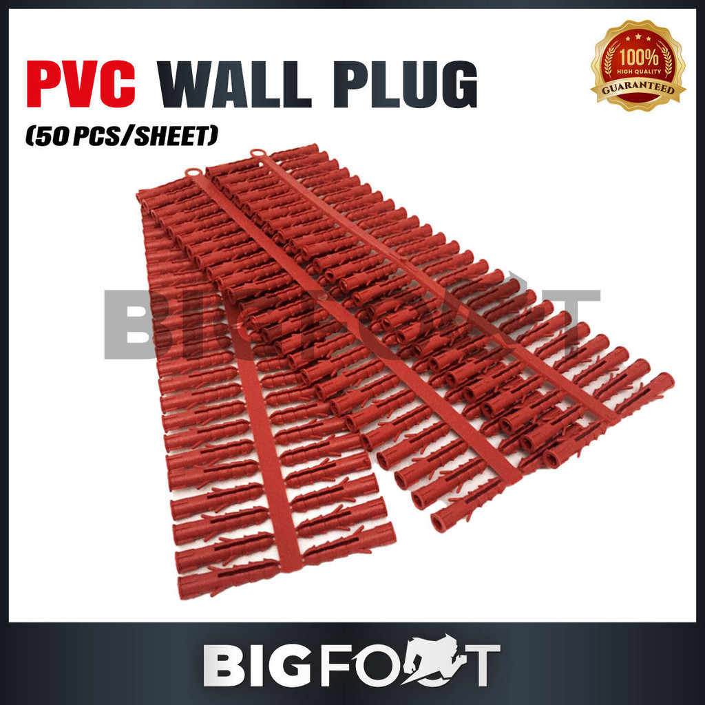PVC Wall Plug 50pcs/sheet | Shopee Philippines