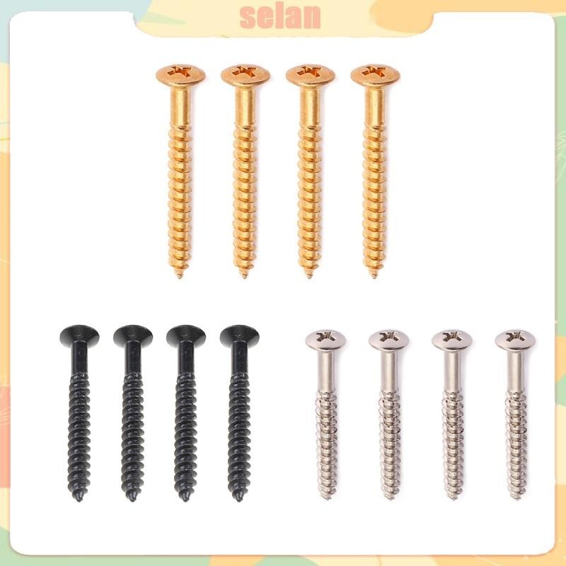 SEL Neck Plate Mounting Screws For Bolt-On Neck for Fender Strat Guitar ...