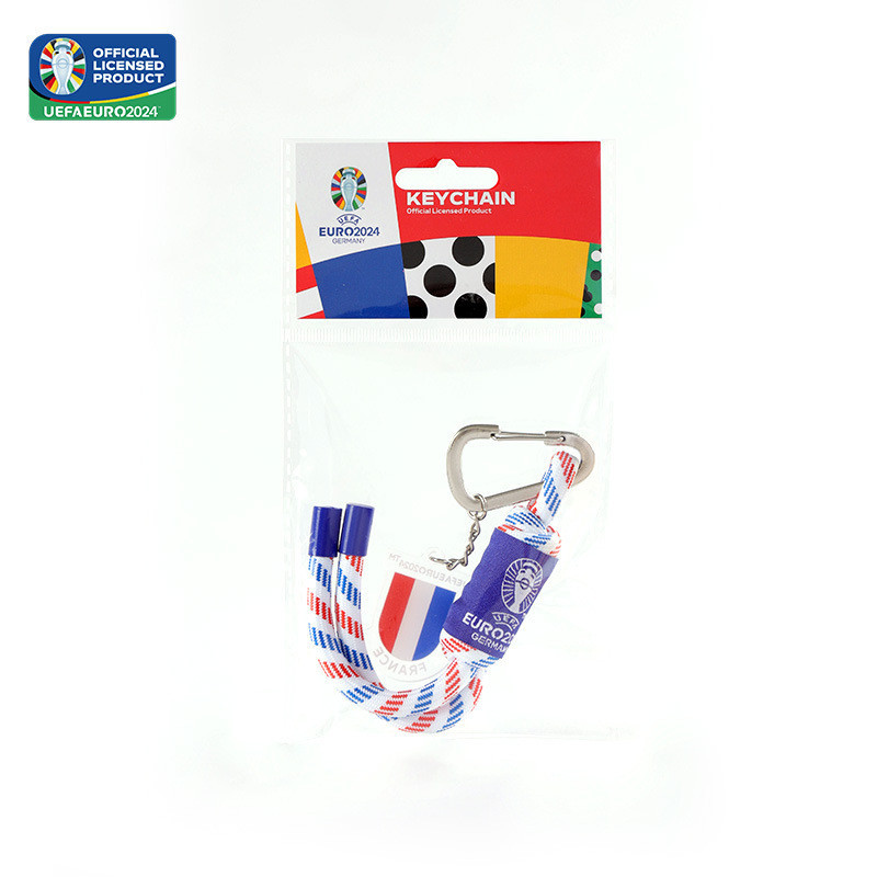 UEFA Euro 2024 Braided cord keychain UK France Germany Italy Portugal ...