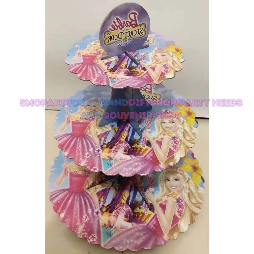 Cupcake Stand Barbie design Three Layers rack baby's birthday party ...