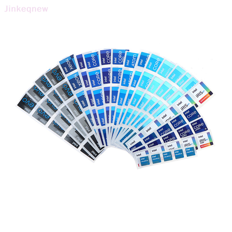 JIN 5ps DIY Sticker Original Generation Cpu 10 i3 i5 i7 i9 Hires Label ...