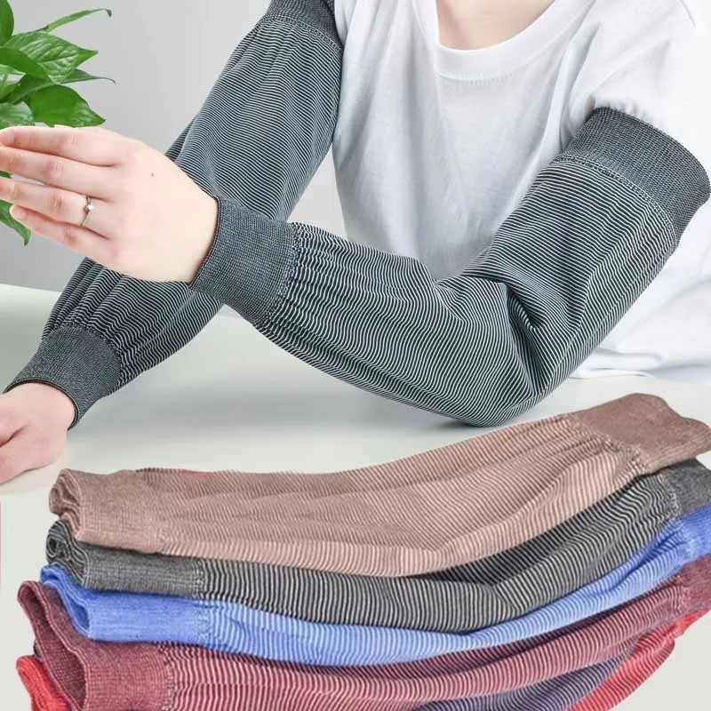 Work Elastic Fishing Cycling Long Sleeves For Men Riding For Women Arm ...