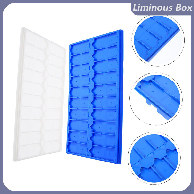 20 Capacity Plastic Microscope Slide Tray Slide Storage Plate Slides ...