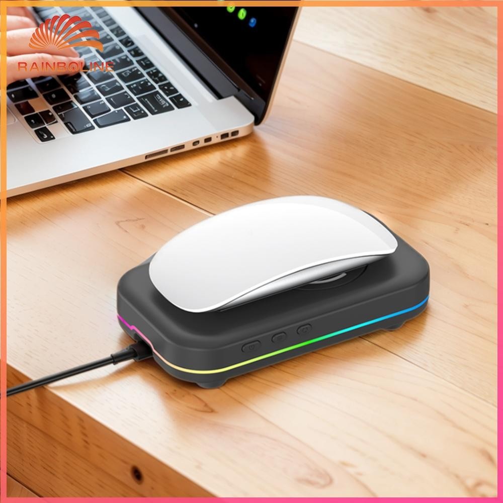 Rain Undetectable Mouse Mover Jiggler RGB Lights Mouse Shaker Automatic ...