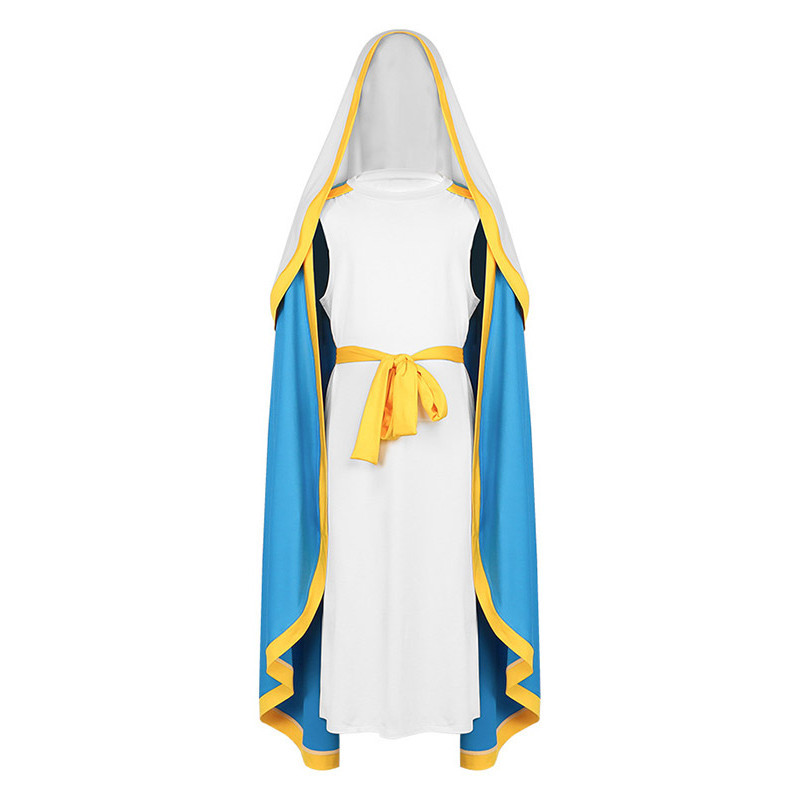 The Virgin Mary cosplay Costume Outfits Halloween Carnival Suit ...