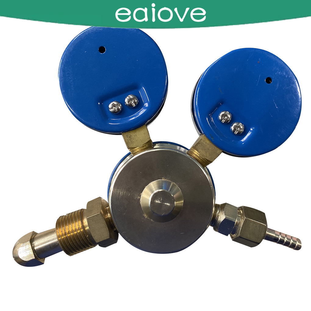 Oxygen Pressure Reducer Brass Dual Gauge Guage Tools Welding Regulator ...
