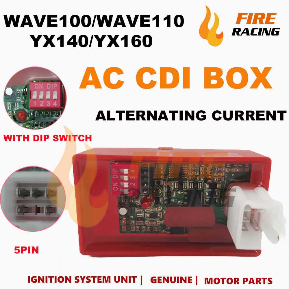Competitive Racing WAVE100 YX140 YX160 Motorcycle Lgnition 5 Pin AC CDI ...