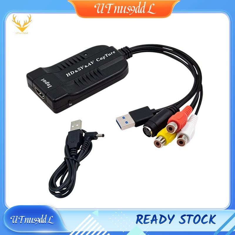 [UTnus9ddL] USB Video Capture Card VHS/HD/Hi8/DVD to Digital Converter ...