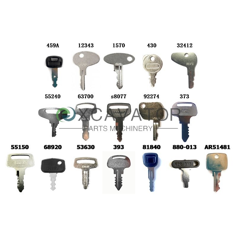 Heavy Equipment key For Kubota For JOHN DEERE For Caterpillar Forklift ...