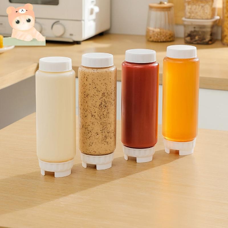 Inverted Plastic Squeeze Bottles Condiment Squeeze Bottles for Sauces ...