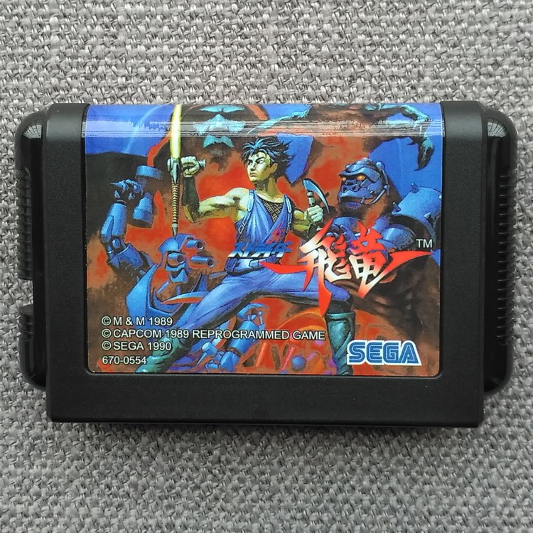 Sega MD Card Capcom Arcade Transplant GENESIS strider | Shopee Philippines