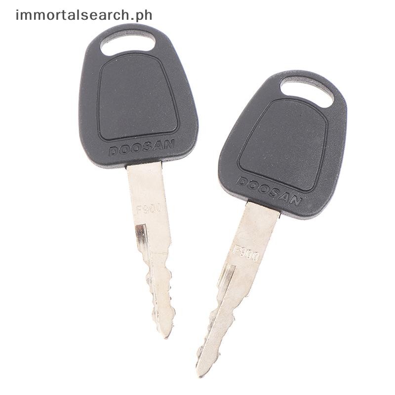 imm 2 Pcs F900 Ignition Start Switch Door Lock Key For Doosan Daewoo ...