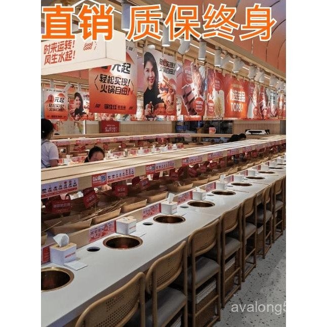 Rotating Hot Pot Equipment Set, Grilling and Boiling Combo, Self ...
