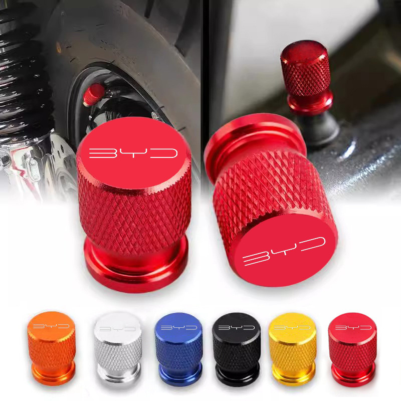 4pc Metal Car Tire Valve Cap Car Tyre Air Stems Cover For BYD Atto 3 ...