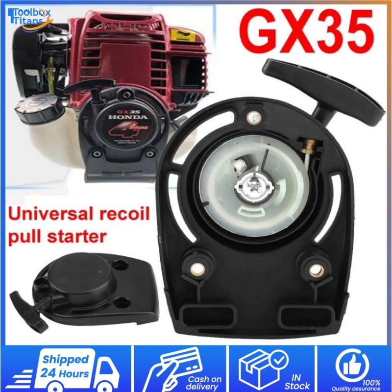 Recoil Starter Assy Honda GX35 4-stroke Grass Cutter Engine Universal ...