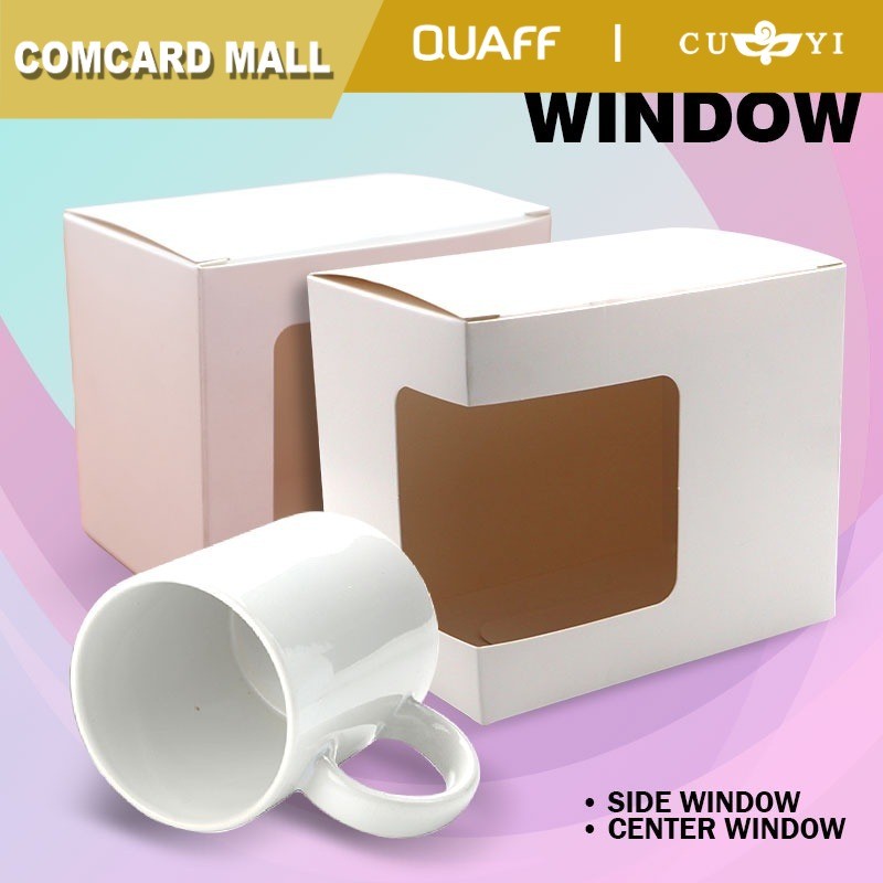 Cuyi Mug Box Full And Window Display Side Or Center Thin Box for Mugs ...
