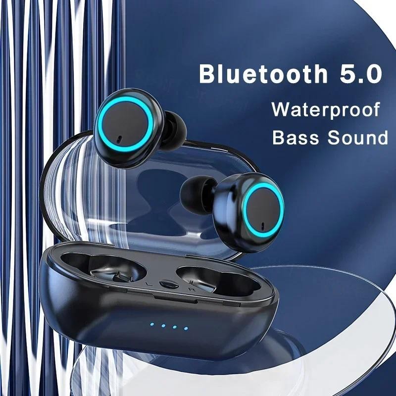 Y50 bluetooth earphone 5.0 TWS Wireless Headphons earphones Earbuds ...