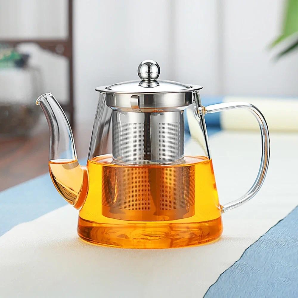 High quality Tea Infuser Pot Heat-resistant Glass Teapot Cup With ...