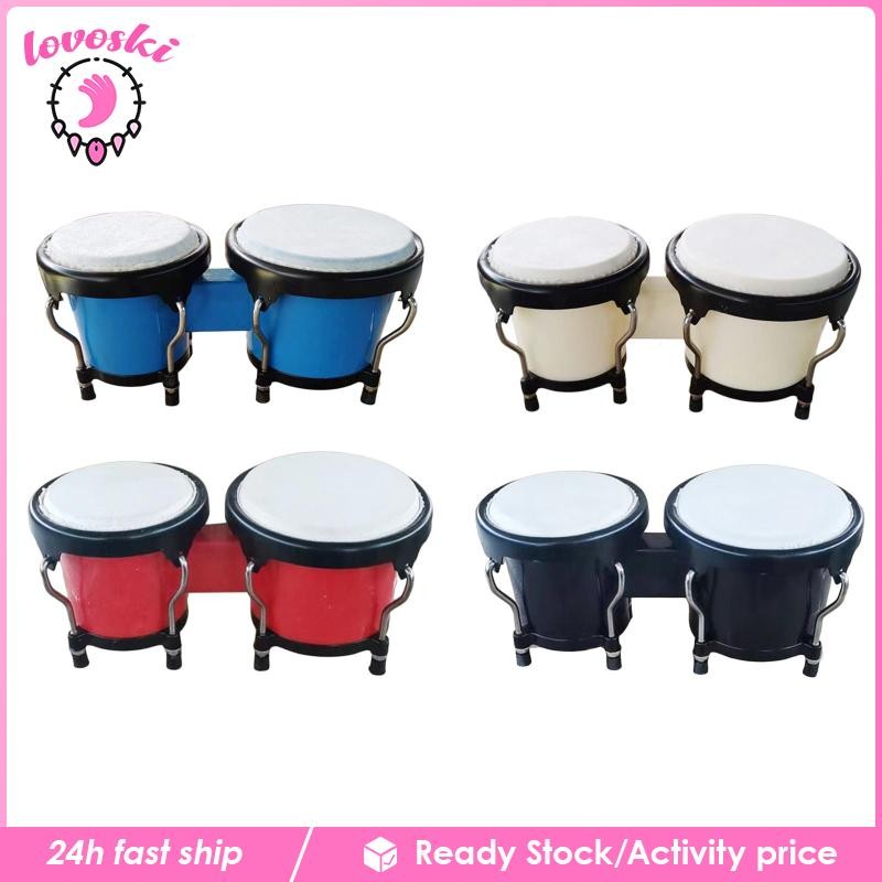 [Lovoski] Bongo Drum Set Percussion Instruments Tuning Music ...