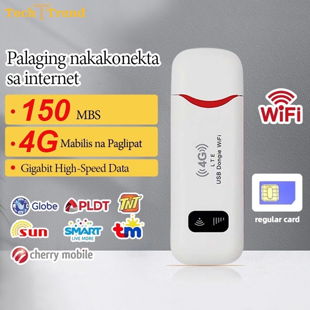 USB Modem Wireless 4G LTE WiFi Router Modem Universal SIM Card 150Mbps USB Mini Pocket WiFi ...