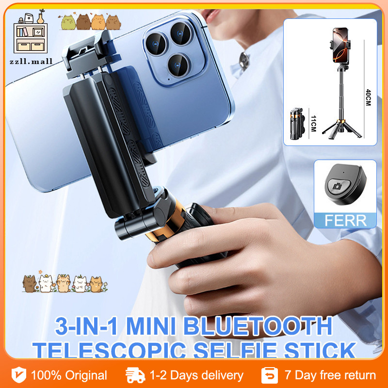 Mini Selfie Sticks Phone Tripod 3in1 Portable Travel Selfie Stick ...