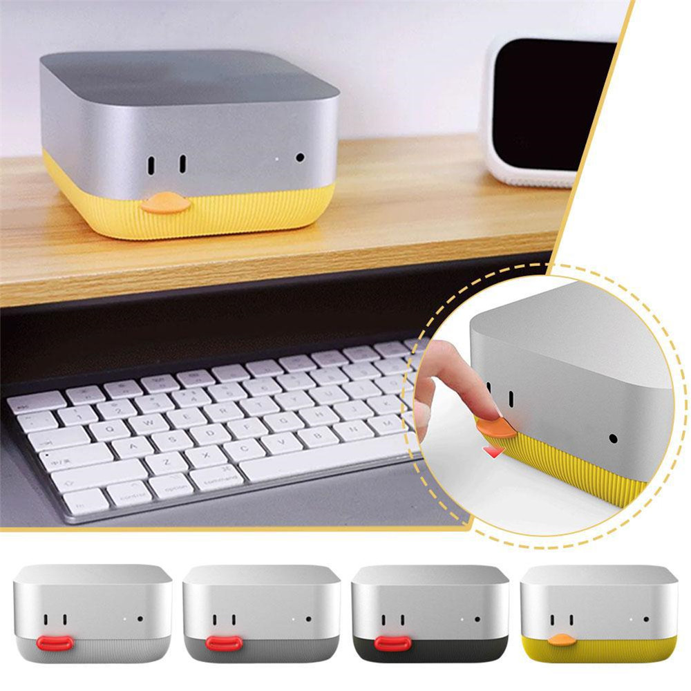 Mac Mini M4 Stand, Aluminum Mount for 2024 Mac Mini M4/M4 Pro, Built in ...
