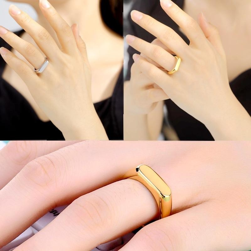 5MM Rounded Corner Casting Titanium Steel Ring | Shopee Philippines