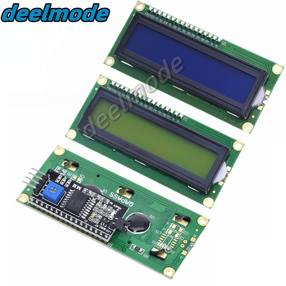 LCD1602 LCD module Blue screen IIC/I2C 1602 for arduino 1602 LCD UNO r3 ...
