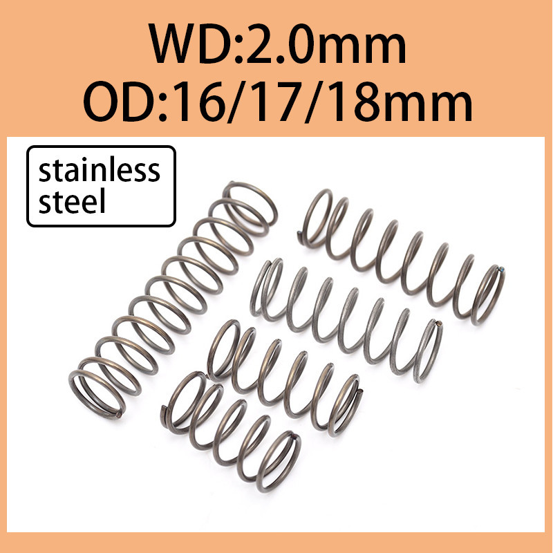 304 stainless steel pressure spring, shock-absorbing spring, buffering ...