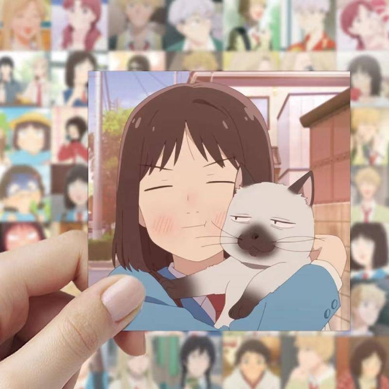 60Pcs/Set Skip to Loafer Stickers Kawaii Iwakura Mitsumi Shima Sousuke ...