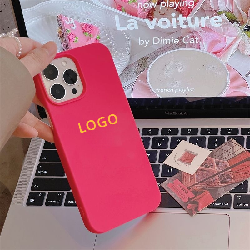 Ins Wind Pretty Pink No Edge Radiative Liquid Silicone Skin Feel ...