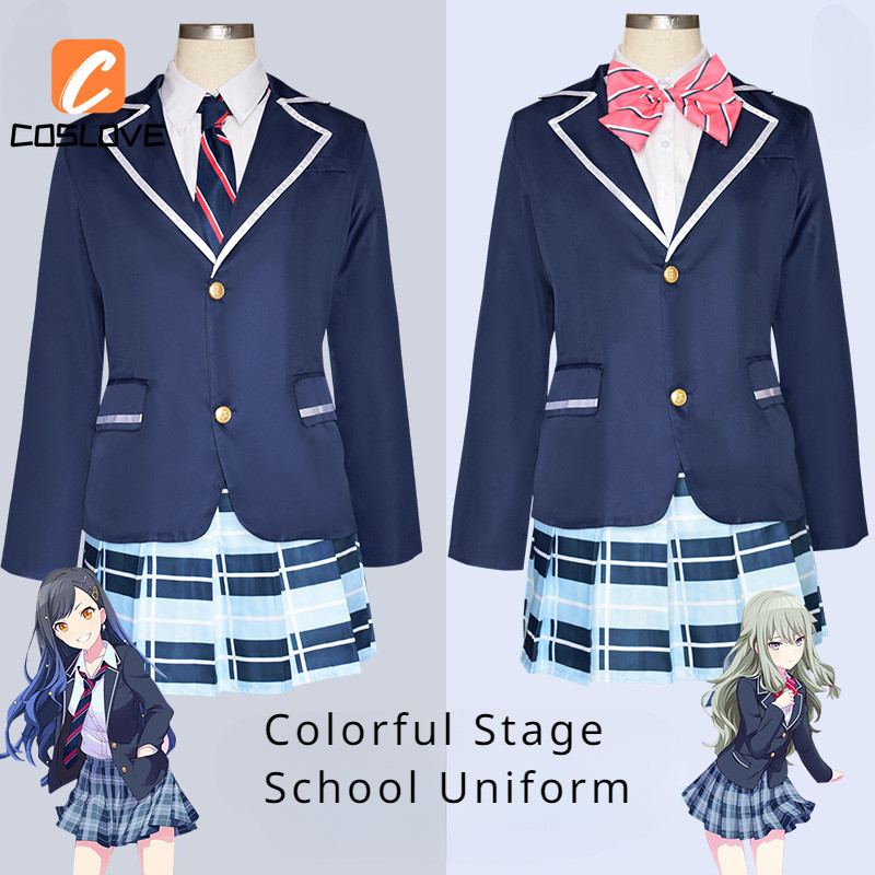 Project Sekai Colorful Stage Kusanagi Nene School Uniform Cosplay Full ...