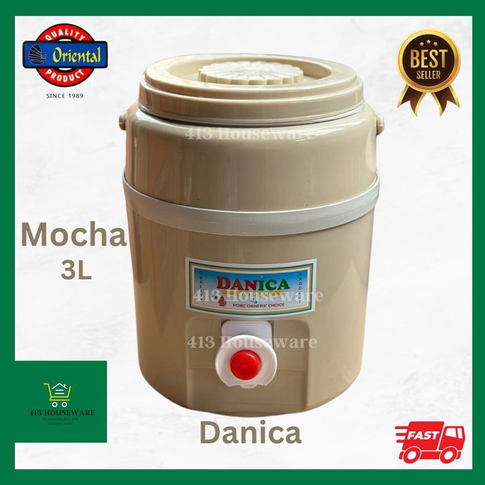 Insulated Water Jug 3L or 6L Cooler Juice Container Cooler Outing ...