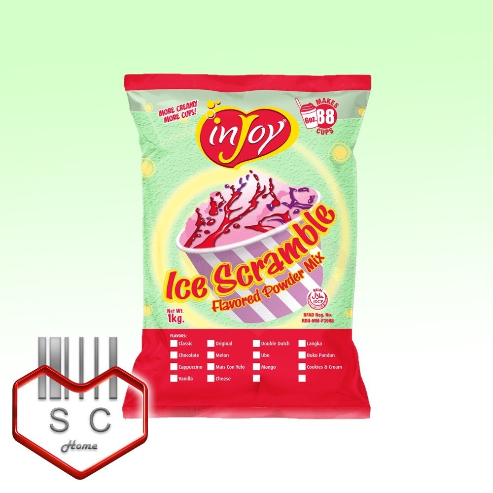 Injoy Buko Pandan Ice Scramble Flavored Powder Mix 1kg Supercharge ...