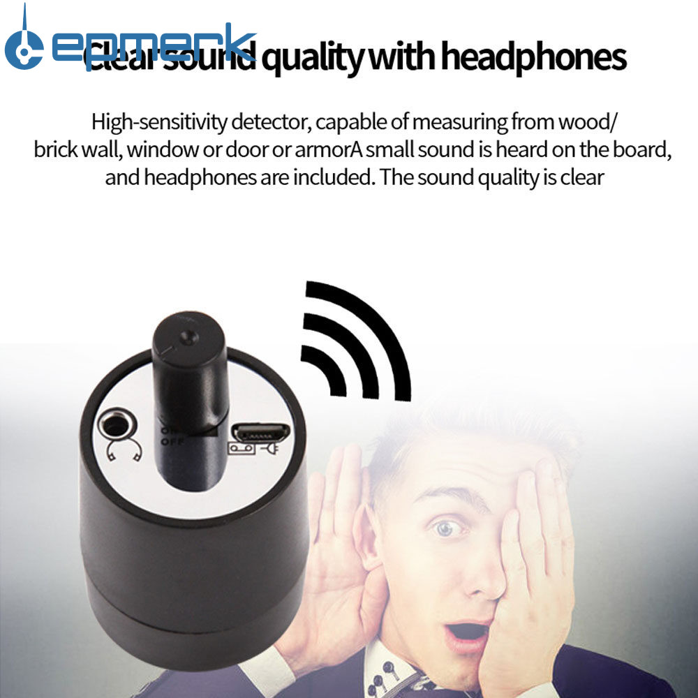 Lepmerk High Strength Through Wall Microphone Voice Listen Detector for ...
