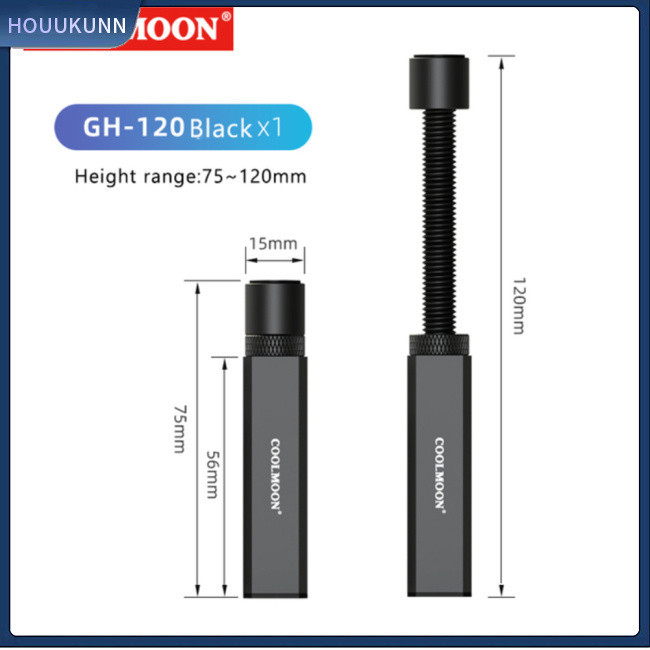 Home GPU Vertical Mount Aluminum Alloy GPU Stand Telescopic Screw ...